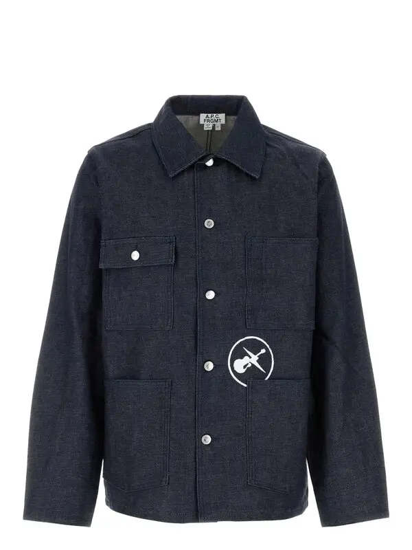 A.p.c. Denim X Frgmt Jacket - Blue