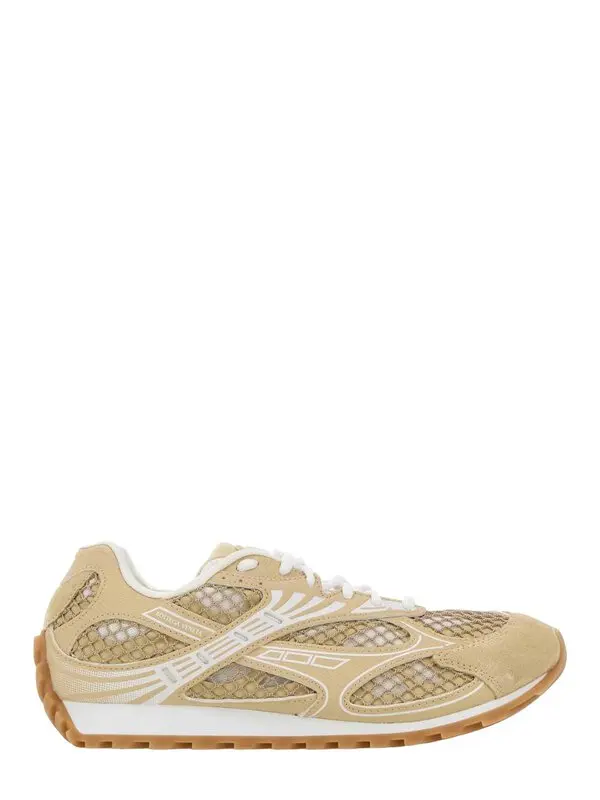 Bottega Veneta Beige Orbit Sneakers - Brown