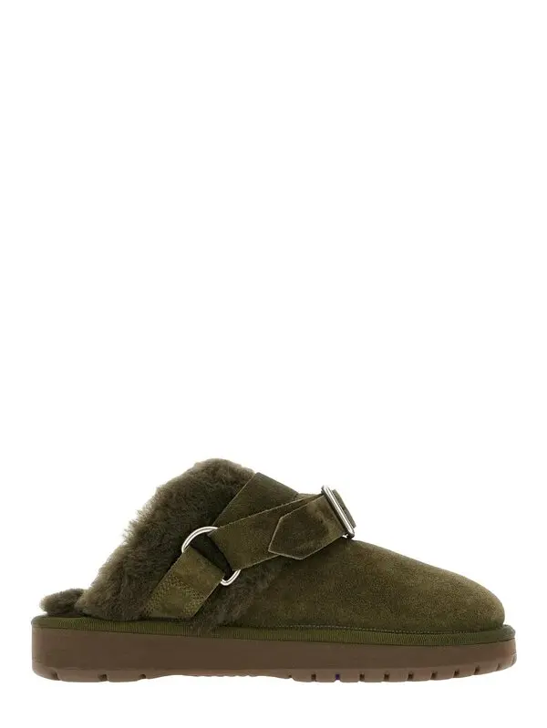 Burberry Suede Slippers - Multicolor