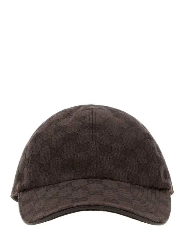 Gucci Gg Fabric Baseball Cap - Brown