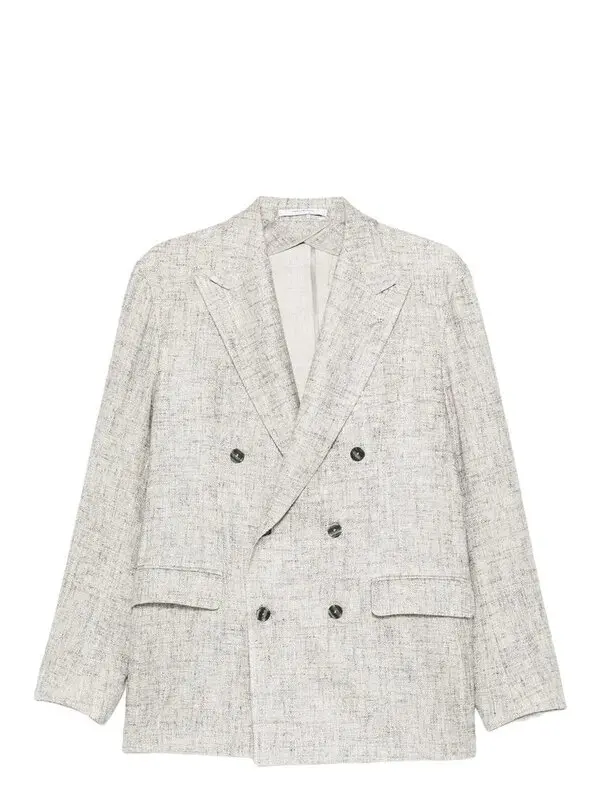 Tagliatore Double-breasted Blazer - Gray