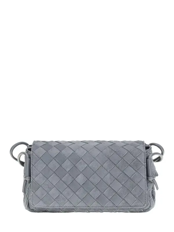 Bottega Veneta Notturno Shoulder Bag - Gray