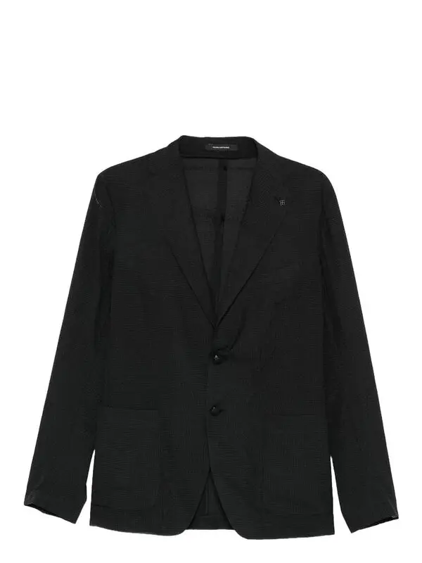 Tagliatore Textured Blazer - Black
