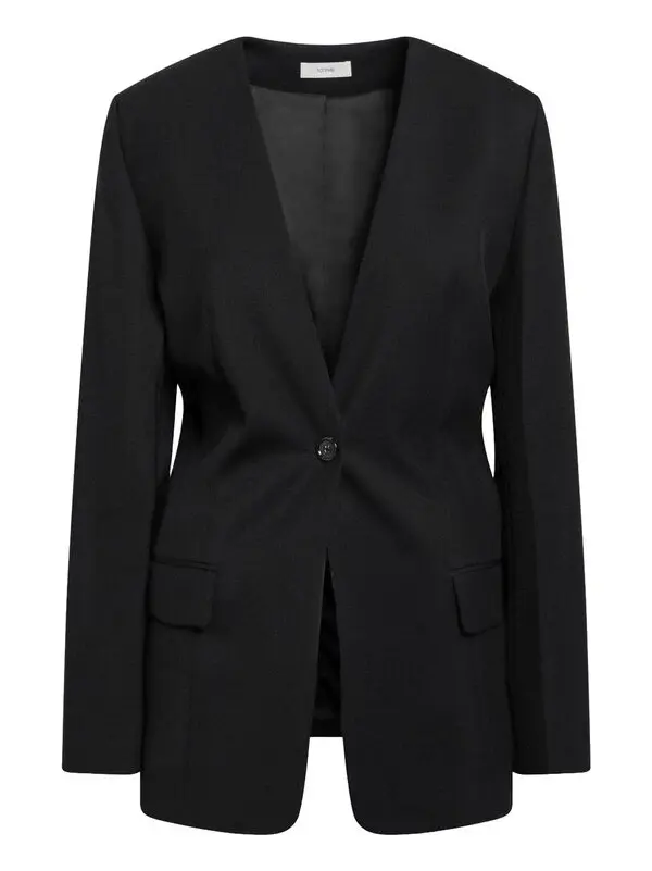 TOTEME Wool-blend Jacket - Black