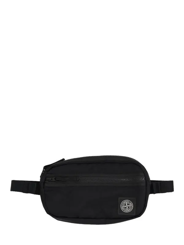 Stone Island Nylon Metal Belt Bag - Black