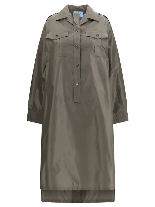 Prada Taffeta Dress - Green