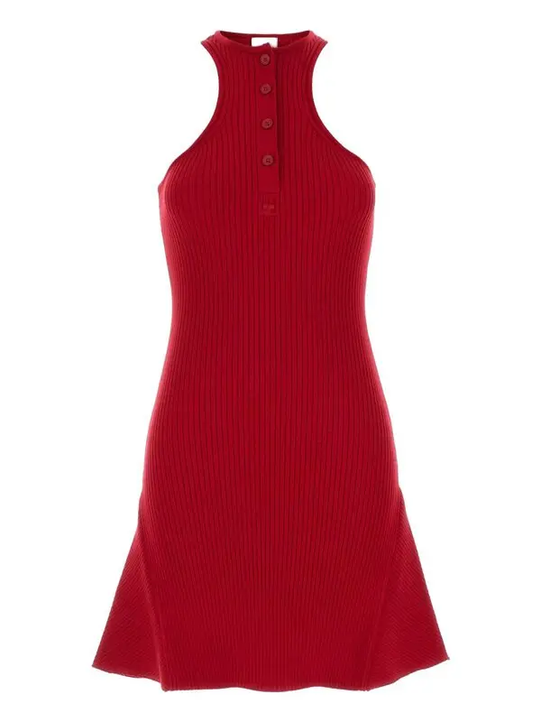 COURREGES Viscose Blend Dress - Red