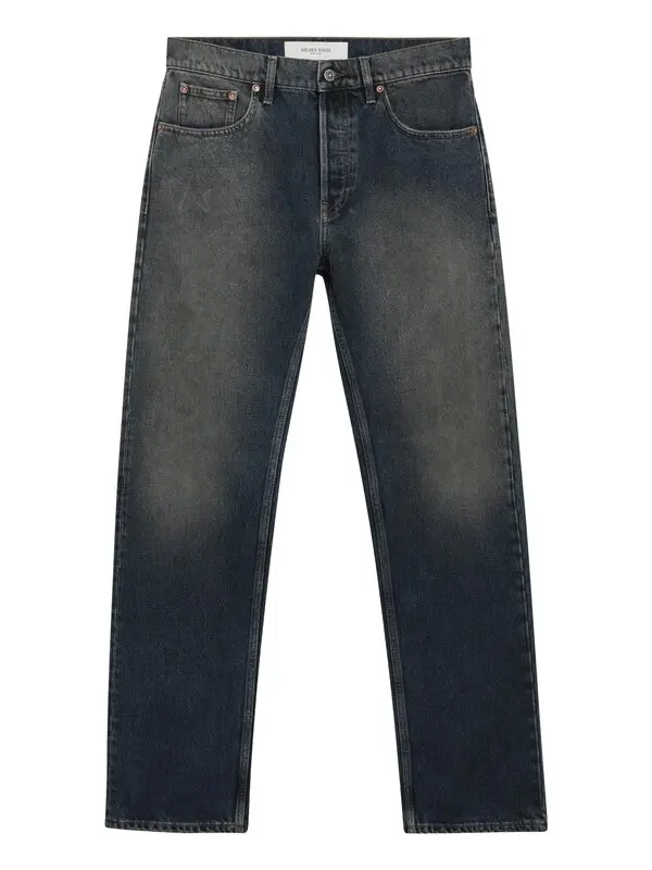 GOLDEN GOOSE Journey Straight-leg Cotton Jeans - Blue