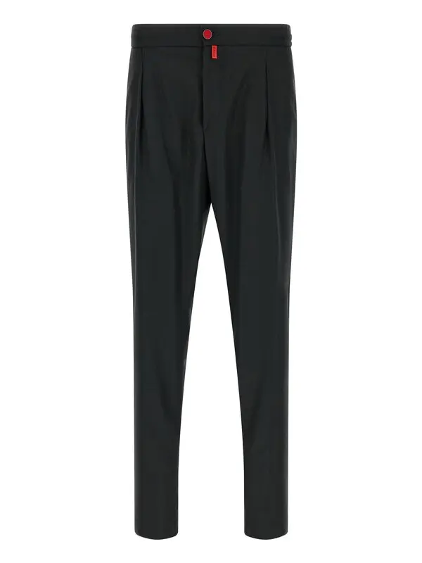 Kiton Pure Wool Relaxed Fit Trousers - Gray