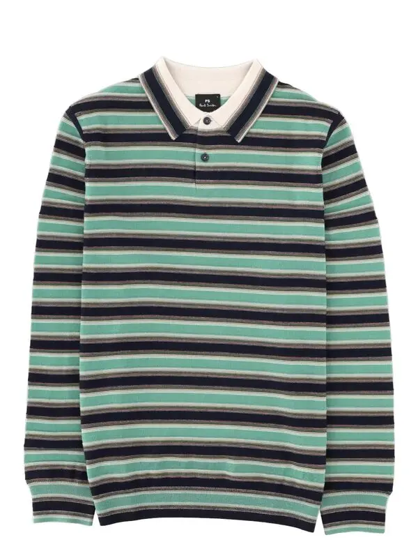 Paul Smith Maglia Polo In Lana Merino - Multicolor