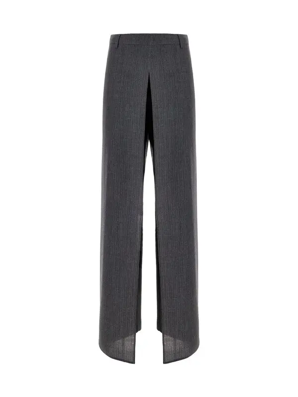 Fendi Pinstripe Tailored Trousers - Multicolor