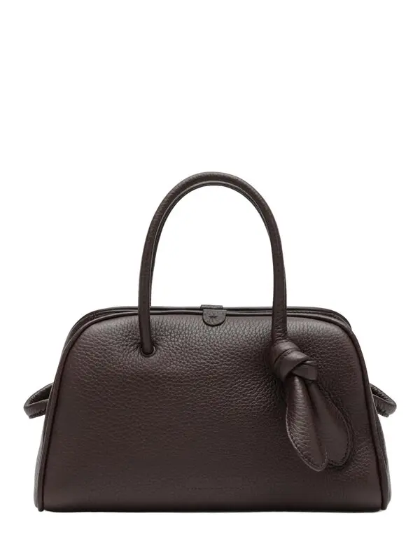 Jacquemus Leather Small Turismo Bag - Brown