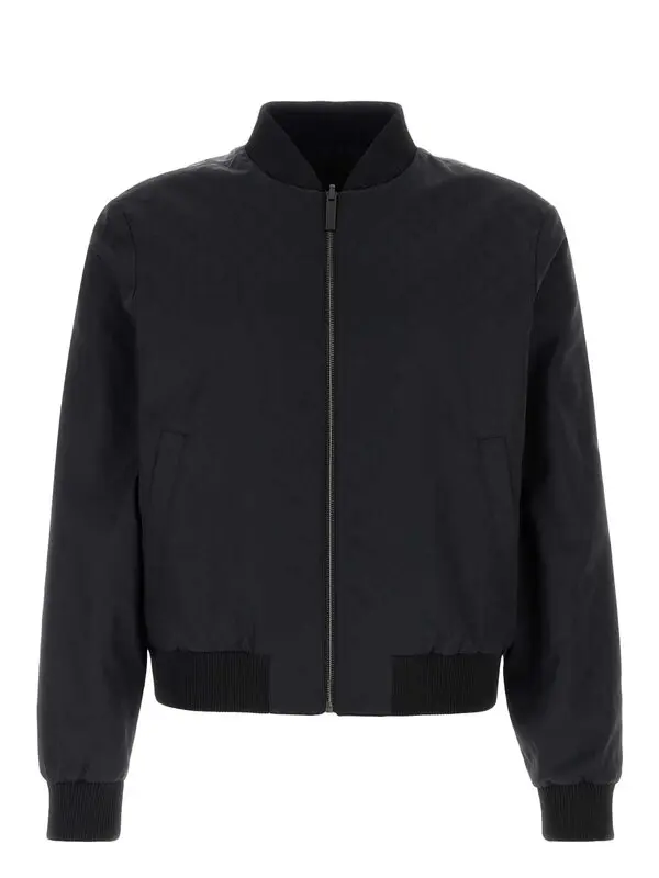 Gucci Gg Faille Reversible Jacket - Black