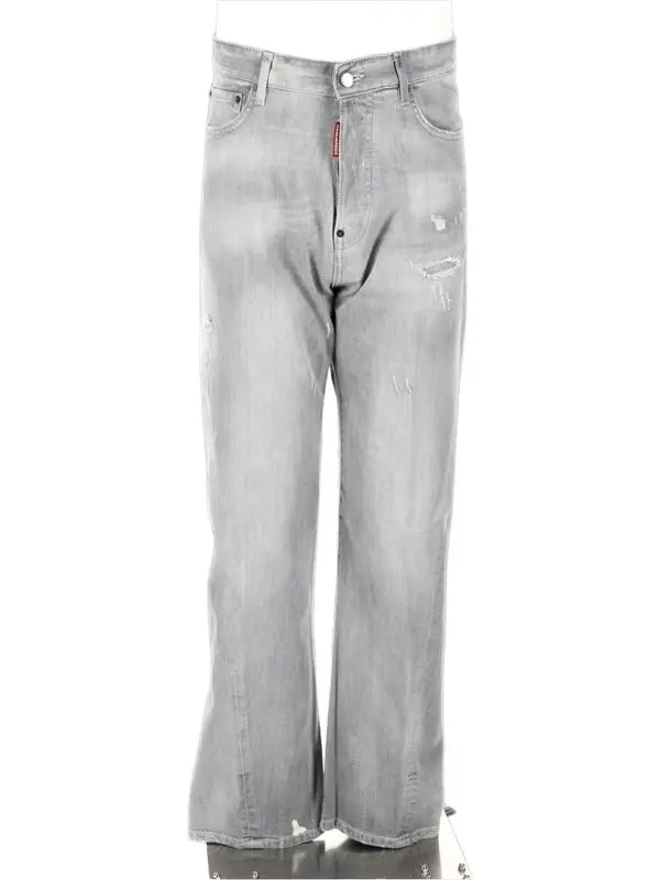 Dsquared2 Loose Twist Denim Jeans - Gray