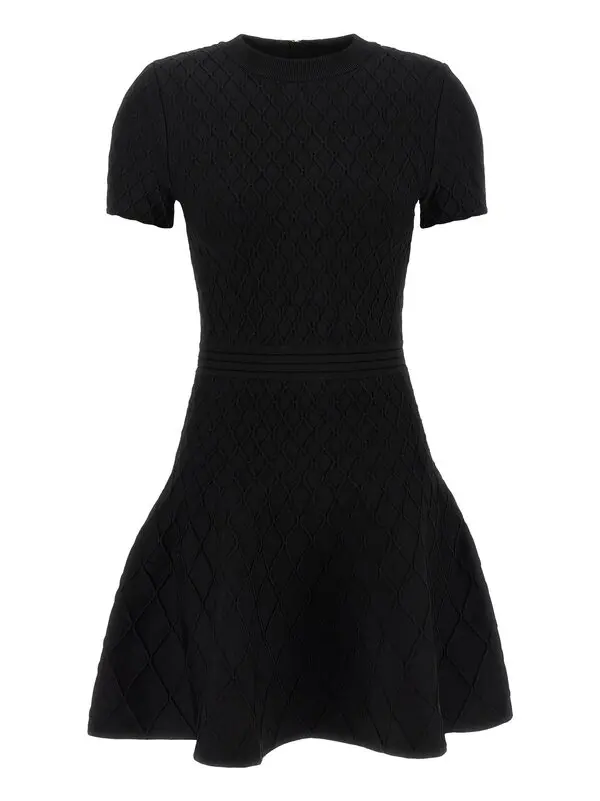 Balmain Skater Dress - Black