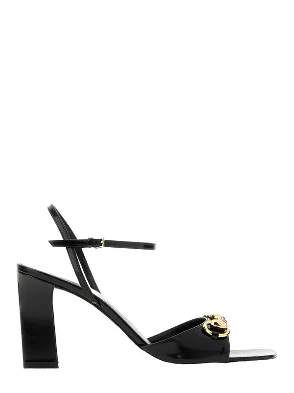 Gucci Leather Signora Sandals - Black