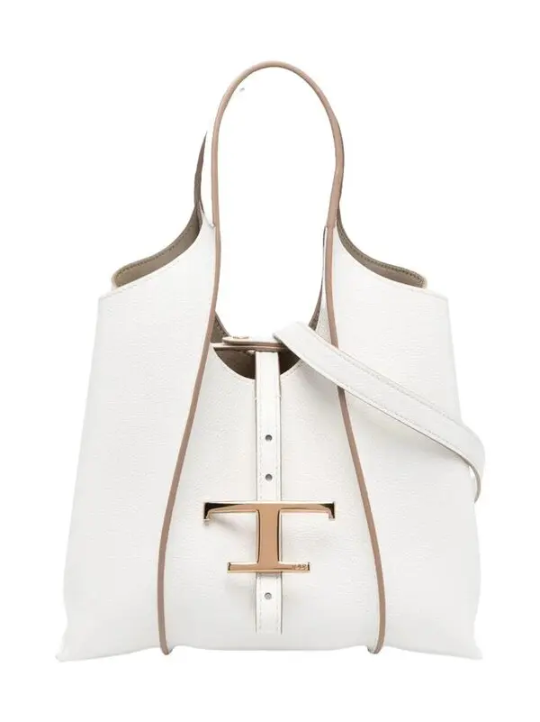 TOD'S Leather Tote - White