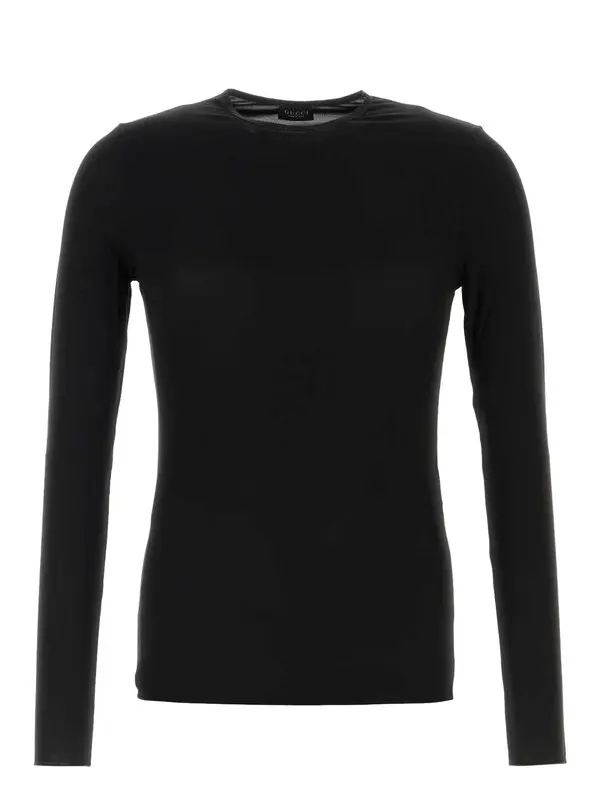 Gucci Jersey T-shirt - Black