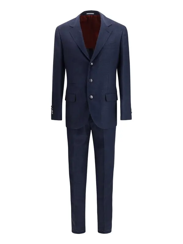 Brunello Cucinelli Two-piece Single-breasted Suit - Blue