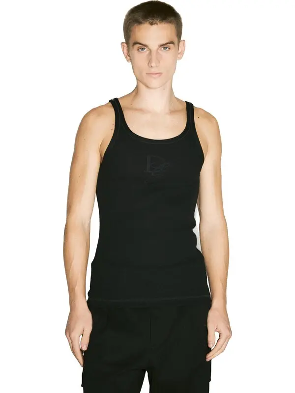 Dolce & Gabbana Logo Embroidery Tank Top - Black