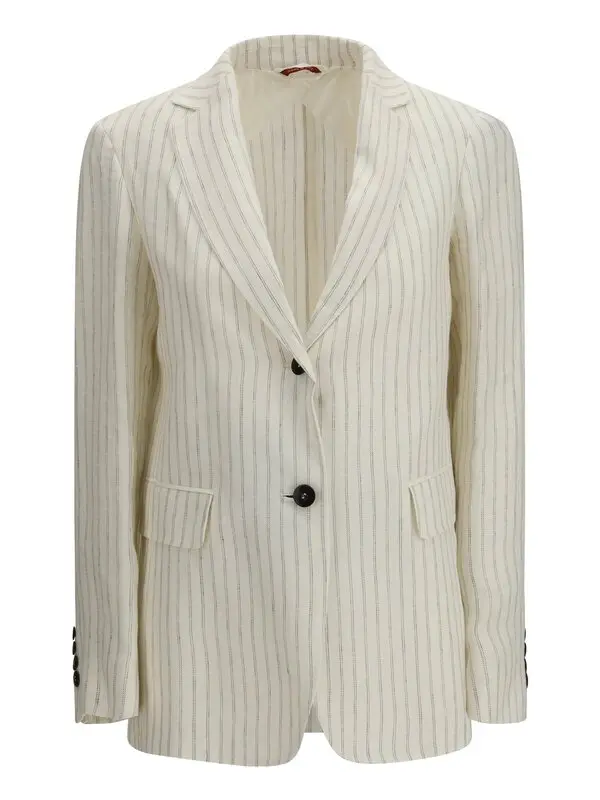 Max Mara Linen Blazer - Multicolor