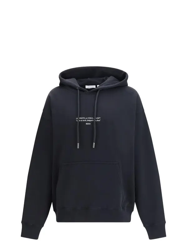 Off-White Statement Skate Hoodie - Black
