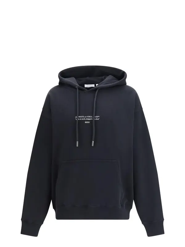 Off-White Statement Skate Hoodie - Black