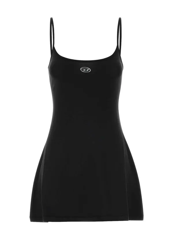DIESEL® Jersey Stretch Mini Dress - Black