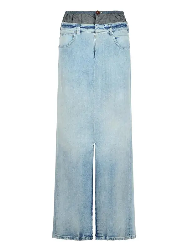 MAISON MARGIELA Denim Skirt - Blue