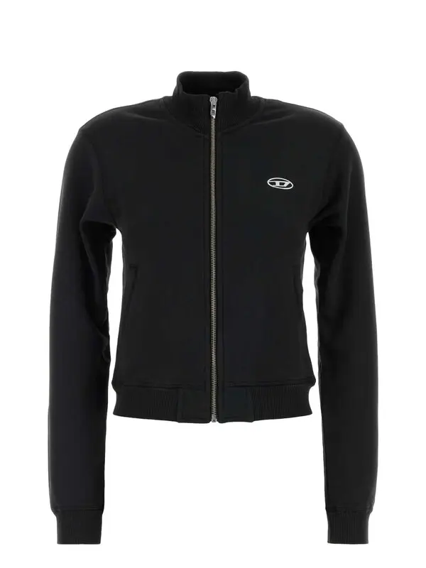 DIESEL® Cotton Sweatshirt - Black