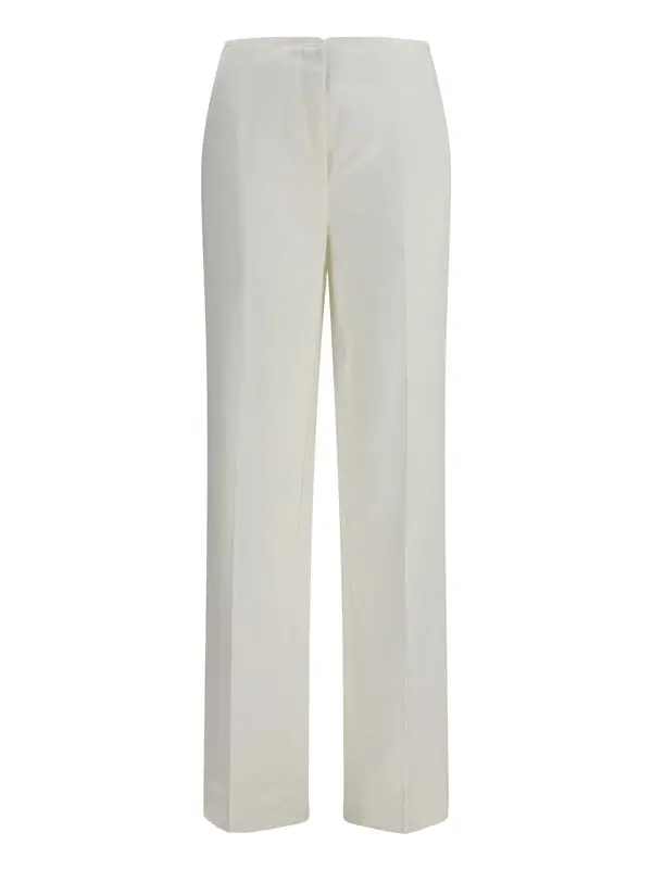 TOTEME Easy Raw Edge Pants - White