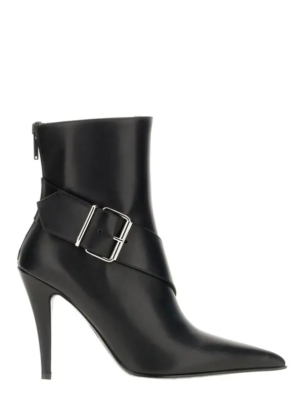 Alexander McQueen Leather Ankle Boots - Multicolor