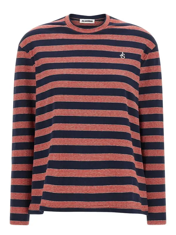 JIL SANDER Striped Long-sleeve T-shirt - Multicolor