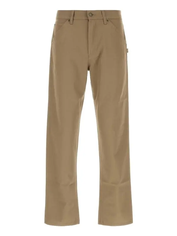 Burberry Khaki Cotton Pant - Green