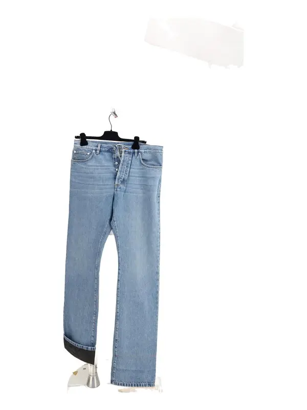 Dior Denim Inside Cannage Pants - Blue