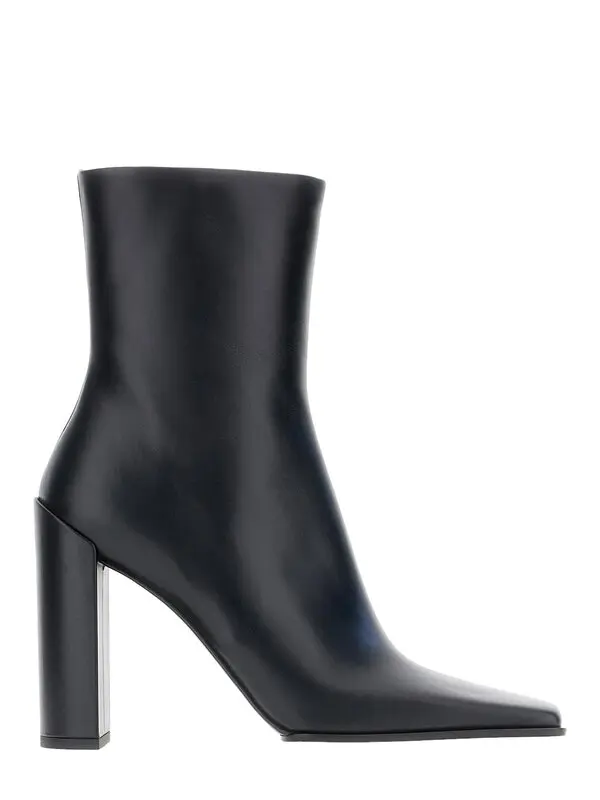 Alaïa Leather Heeled Boots - Multicolor