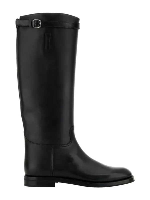 Church's Leather Michelle Knee High Boots - Black