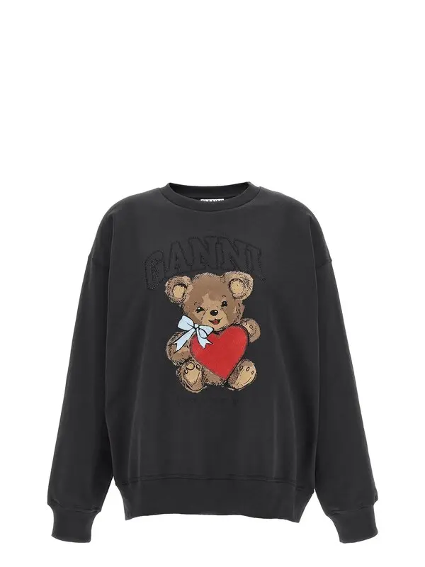 GANNI Orso Sweatshirt - Black