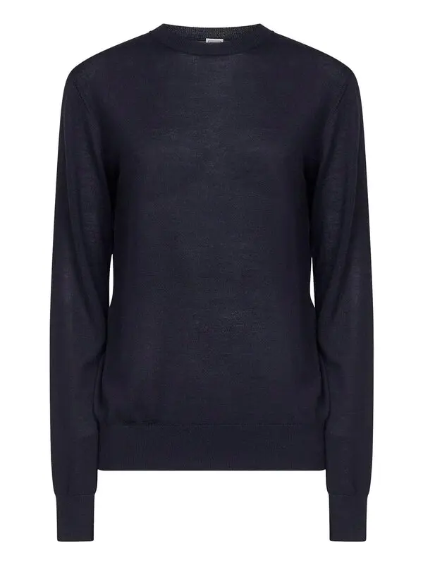 TOTEME Merino Wool And Silk Fine Knit Sweater - Multicolor