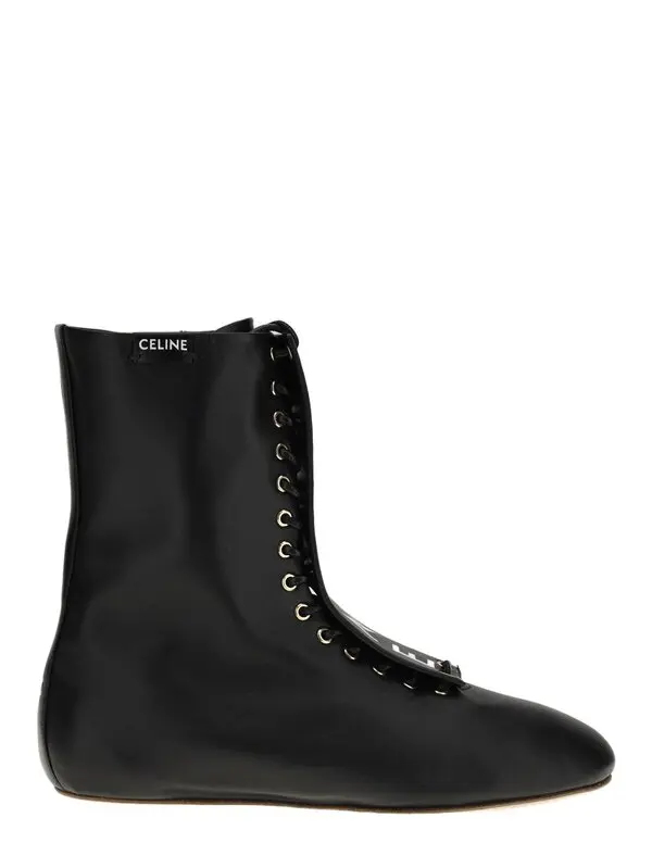Celine Lace-up Boot 05 - Black