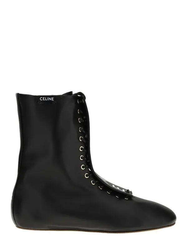 Celine Lace-up Boot 05 - Black