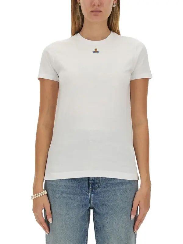 VIVIENNE WESTWOOD Orb Peru T-shirt - White