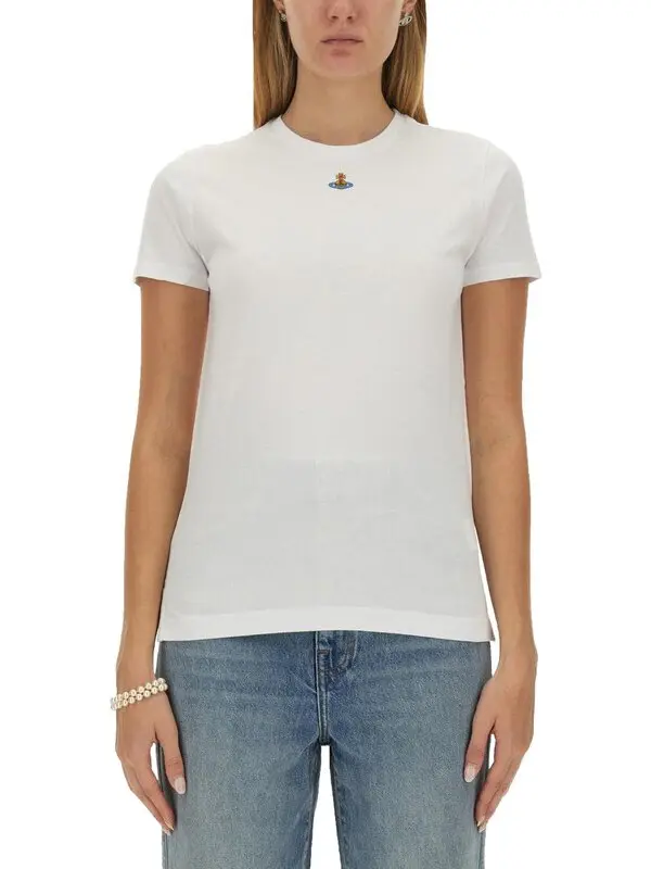 VIVIENNE WESTWOOD Orb Peru T-shirt - White