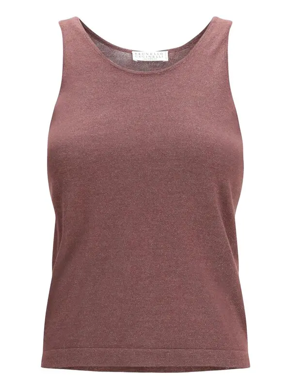 Brunello Cucinelli Sparkling Knit Tank Top - Multicolor