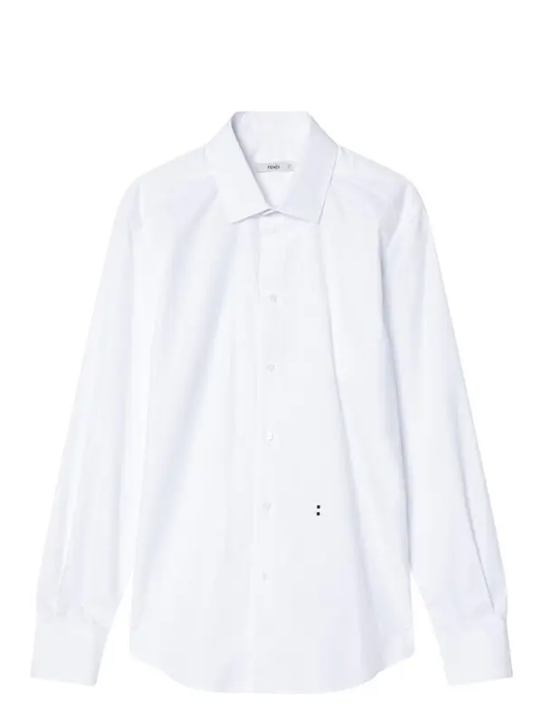 Fendi Poplin Shirt - White