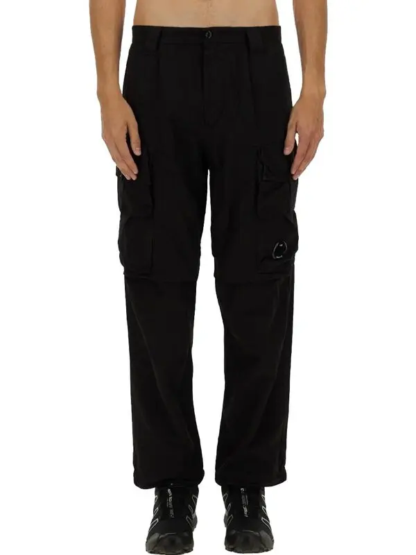 C.P. COMPANY Polyamide Cargo Pants - Black