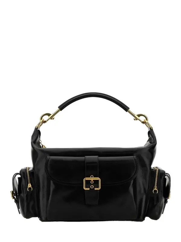 Chloé Leather Large Shopping Bag - Black