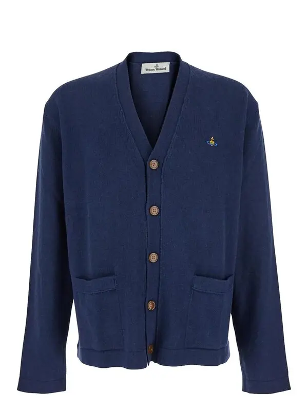 VIVIENNE WESTWOOD V-neck Cardigan - Multicolor