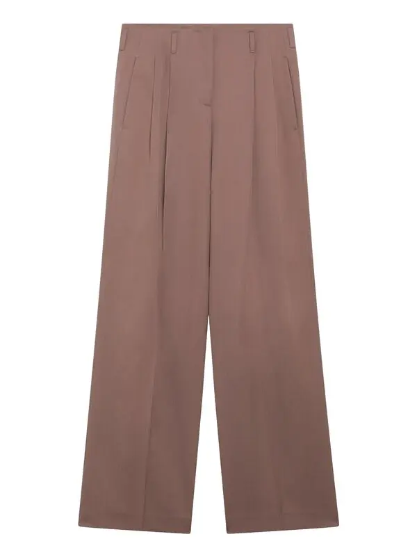 GOLDEN GOOSE Straight-leg Virgin Wool Trousers - Pink