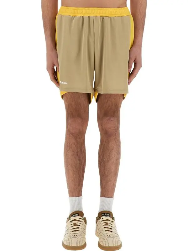 WALES BONNER Jersey Shorts - Yellow